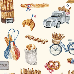 french fabrics, provence fabric, french toile, coated provence fabric