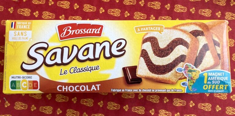 Brossard Savane Chocolate Marble Cake 11oz. - French Rendez-vous